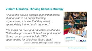 Empowering School Librarians - Personal Learning Network on Glow | PPT