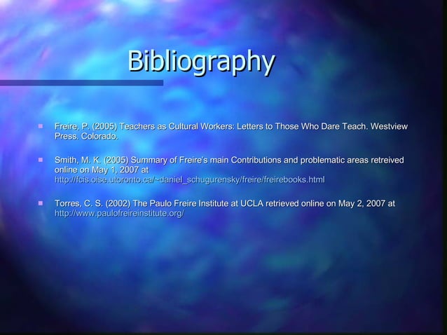 Paulo Freire Powerpoint Presentation | PPT