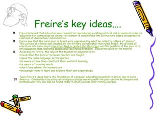 Paulo Freire - Resource Pack | PPT