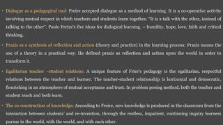 The Pedagogy of the Oppressed: Paulo Freire | PPTX