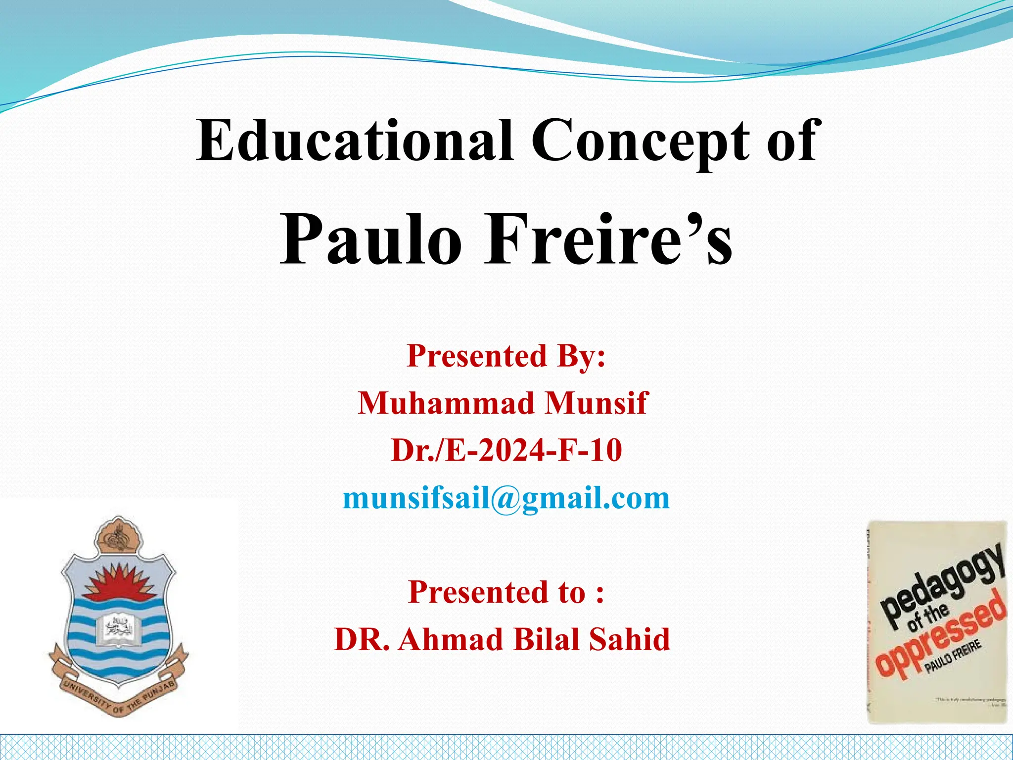 Educational concepts of Paulo Freire | Banking concept of Education by ...