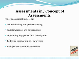 Educational concepts of Paulo Freire | Banking concept of Education by ...