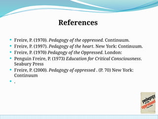 Educational concepts of Paulo Freire | Banking concept of Education by ...
