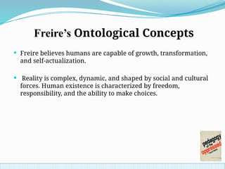 Educational concepts of Paulo Freire | Banking concept of Education by ...