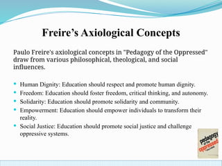 Educational concepts of Paulo Freire | Banking concept of Education by ...