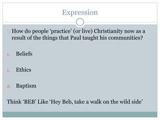 Christianity Significant Person - Paul of Tarsus | PPT