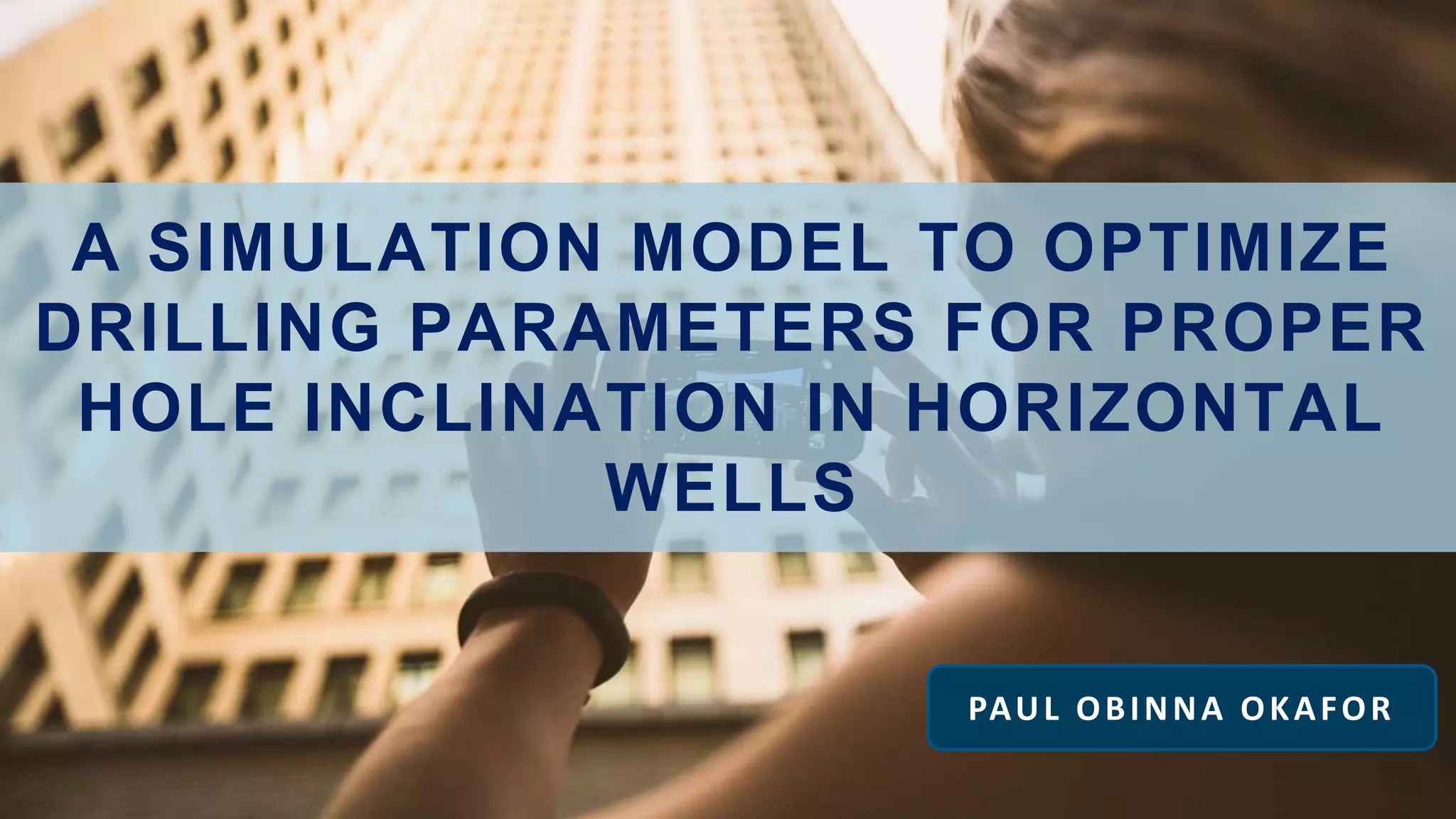 Simulation Model to Optimize Drilling Parameters for Proper Hole Inclination in Horizontal Wells ...