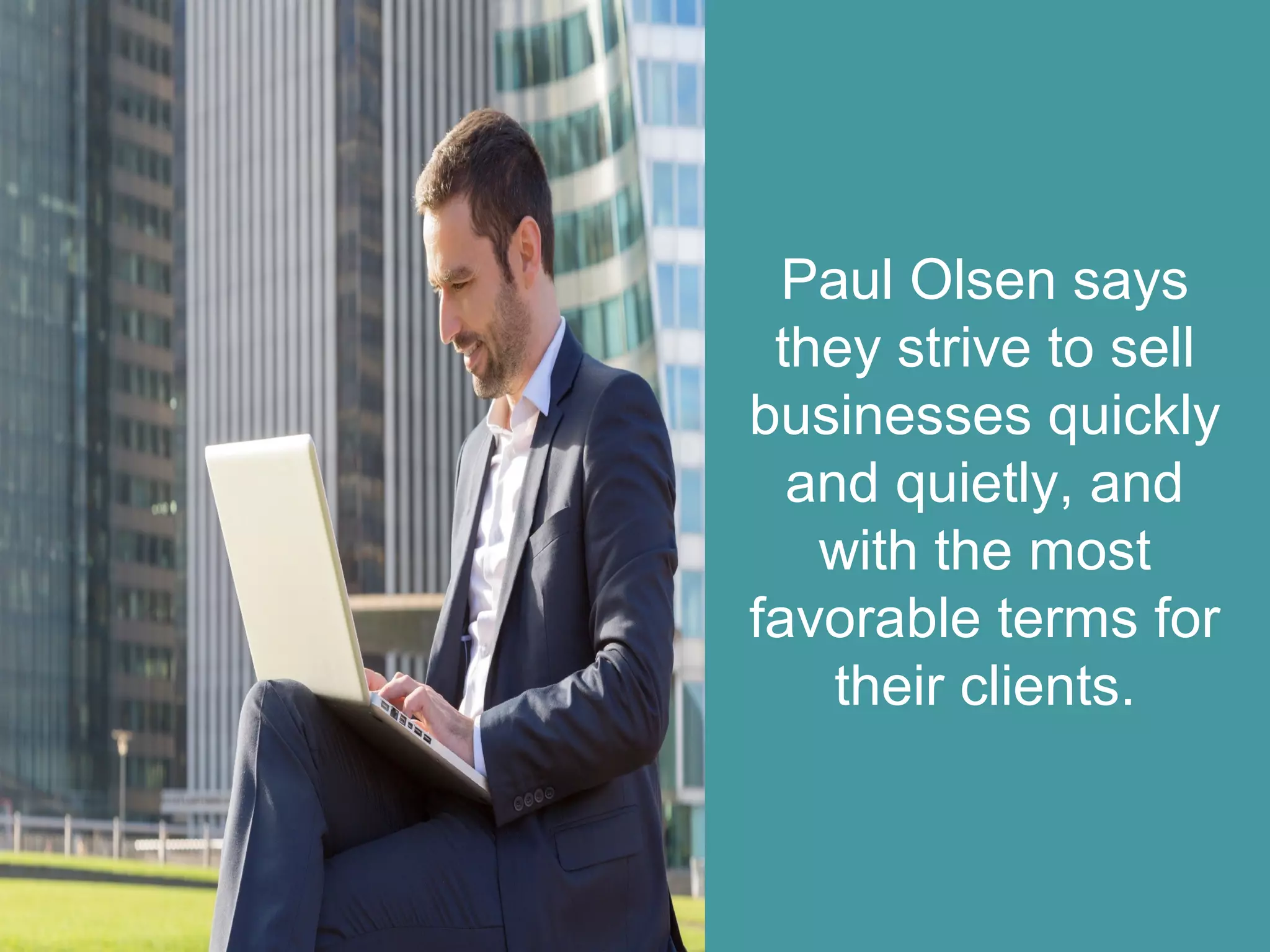 Paul Olsen Denver: The Most Favorable Terms | PPT