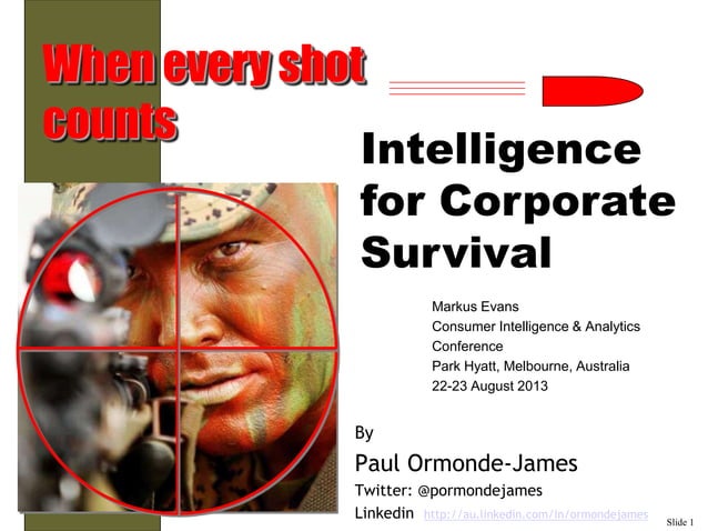 When every shot counts - can you make a difference or will you fail | PPT