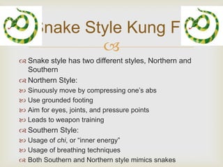 Chinese Martial Arts by Paul | PPTX