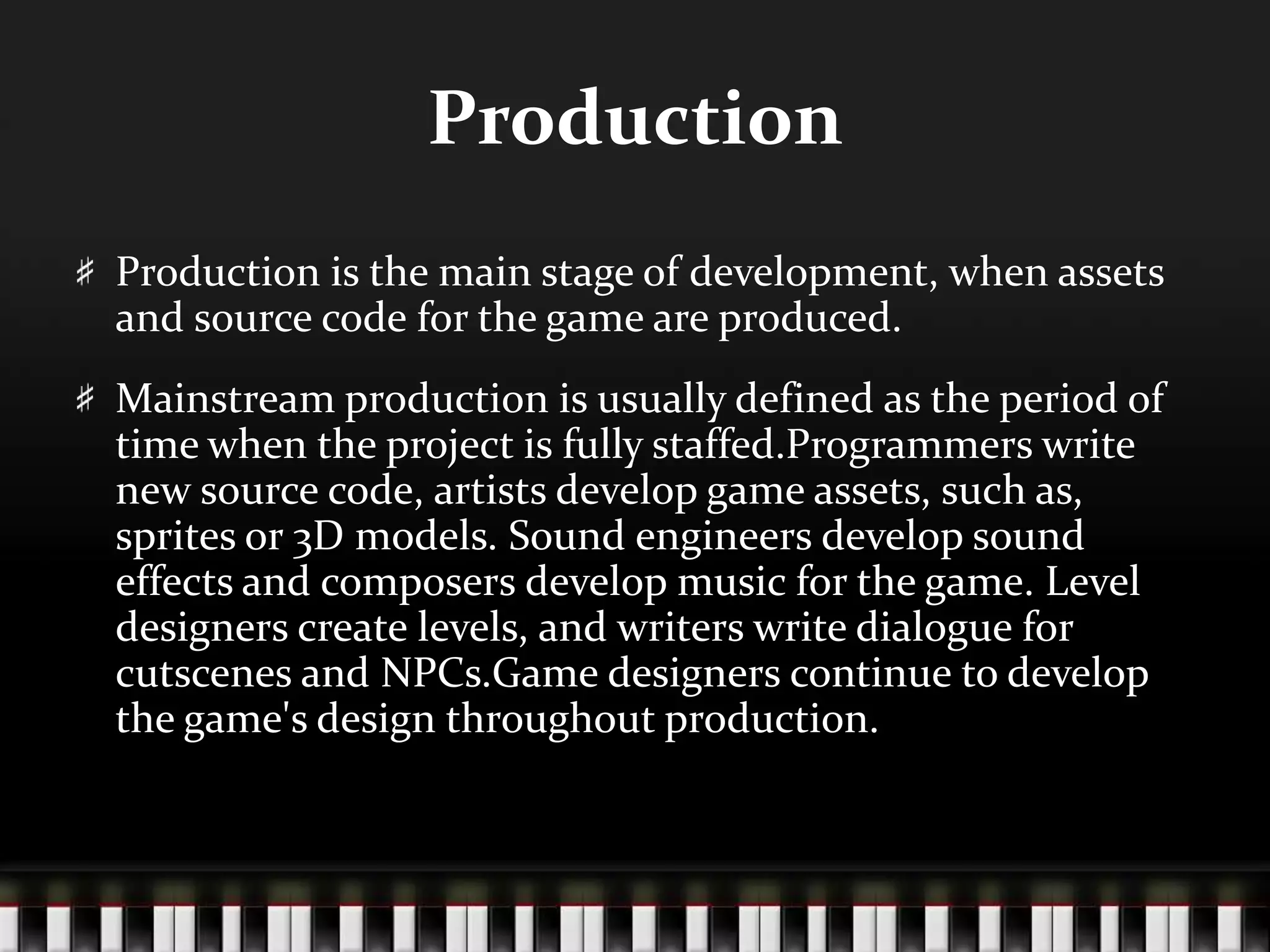 Outcome 2 Computer games Production | PPTX