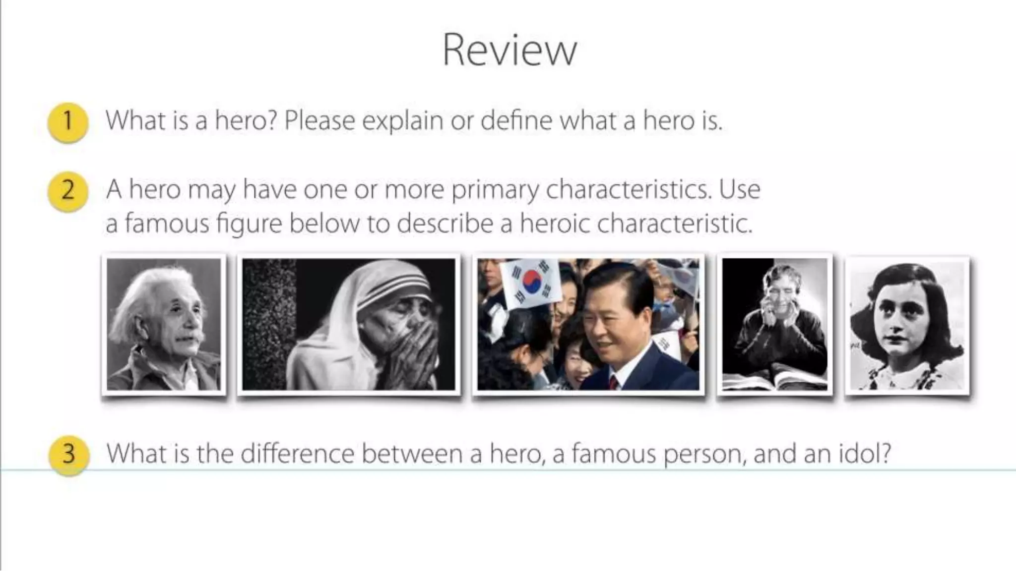 Hero presentation | PPT
