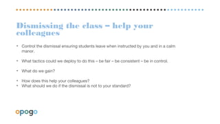 Managing Behaviour in the Classroom with Paul Raynor | PPT