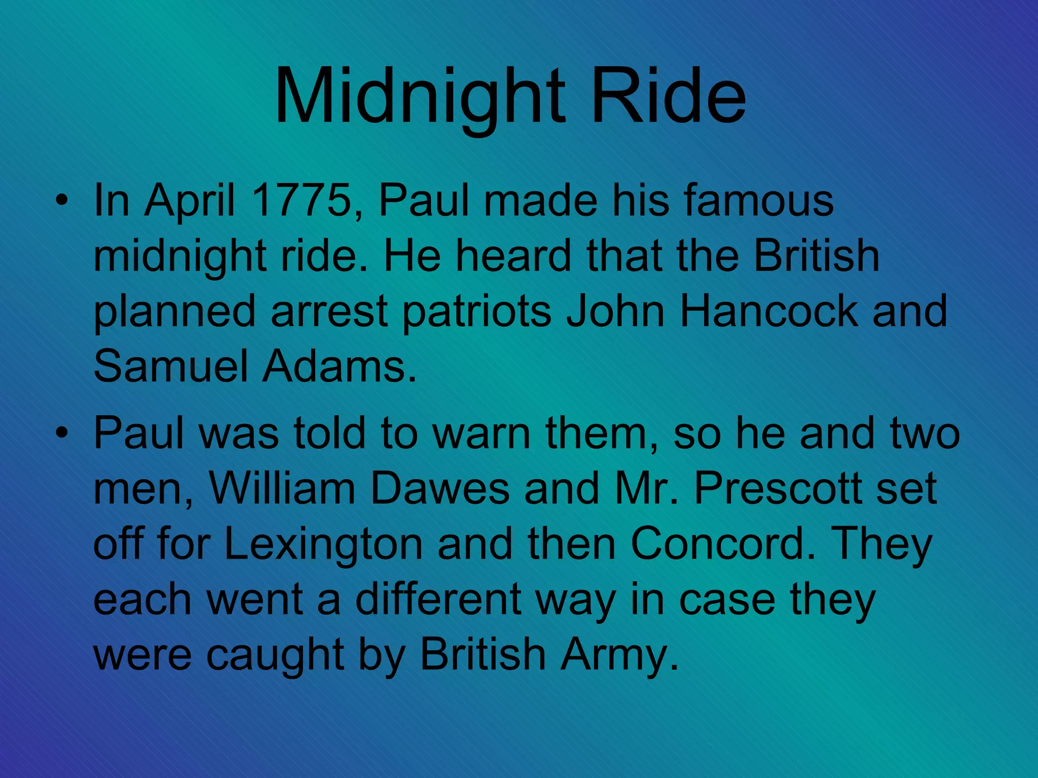 Paul Revere | PPT
