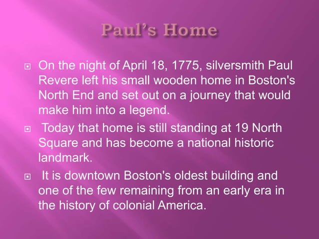 Paul revere power point | PPTX