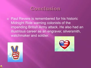 Paul revere power point | PPTX