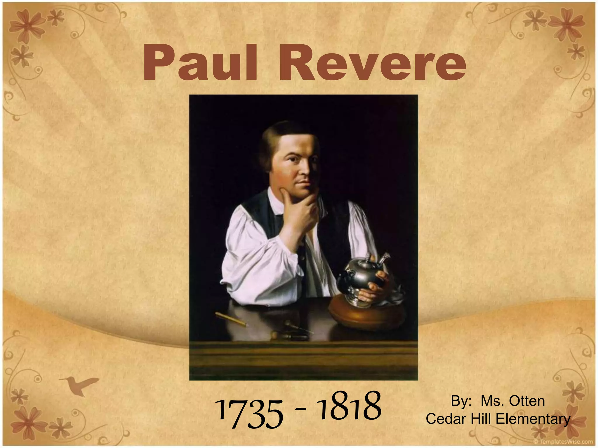 Paul revere powerpoint | PPTX