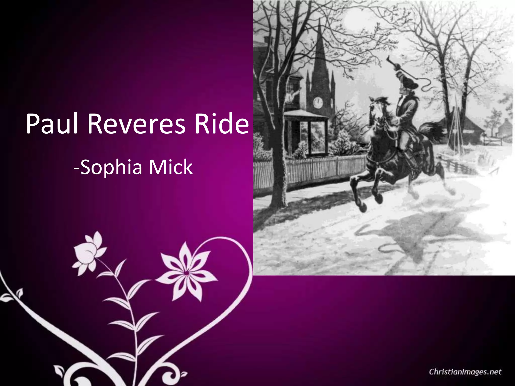 Paul Reveres Ride | PPTX