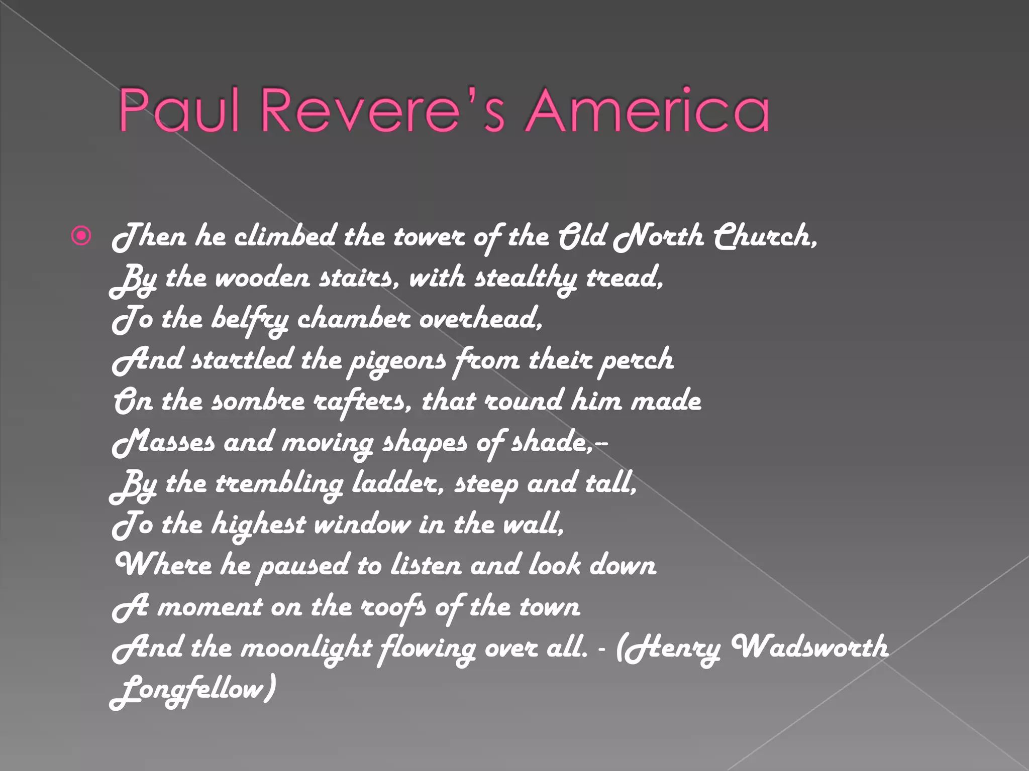 Paul revere’s ride | PPTX