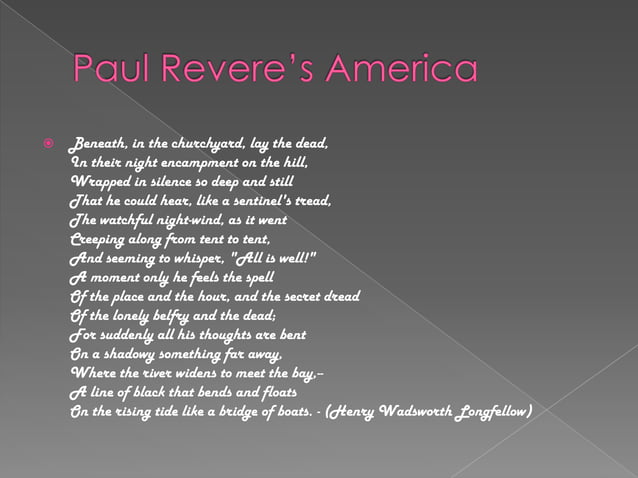 Paul revere’s ride | PPT
