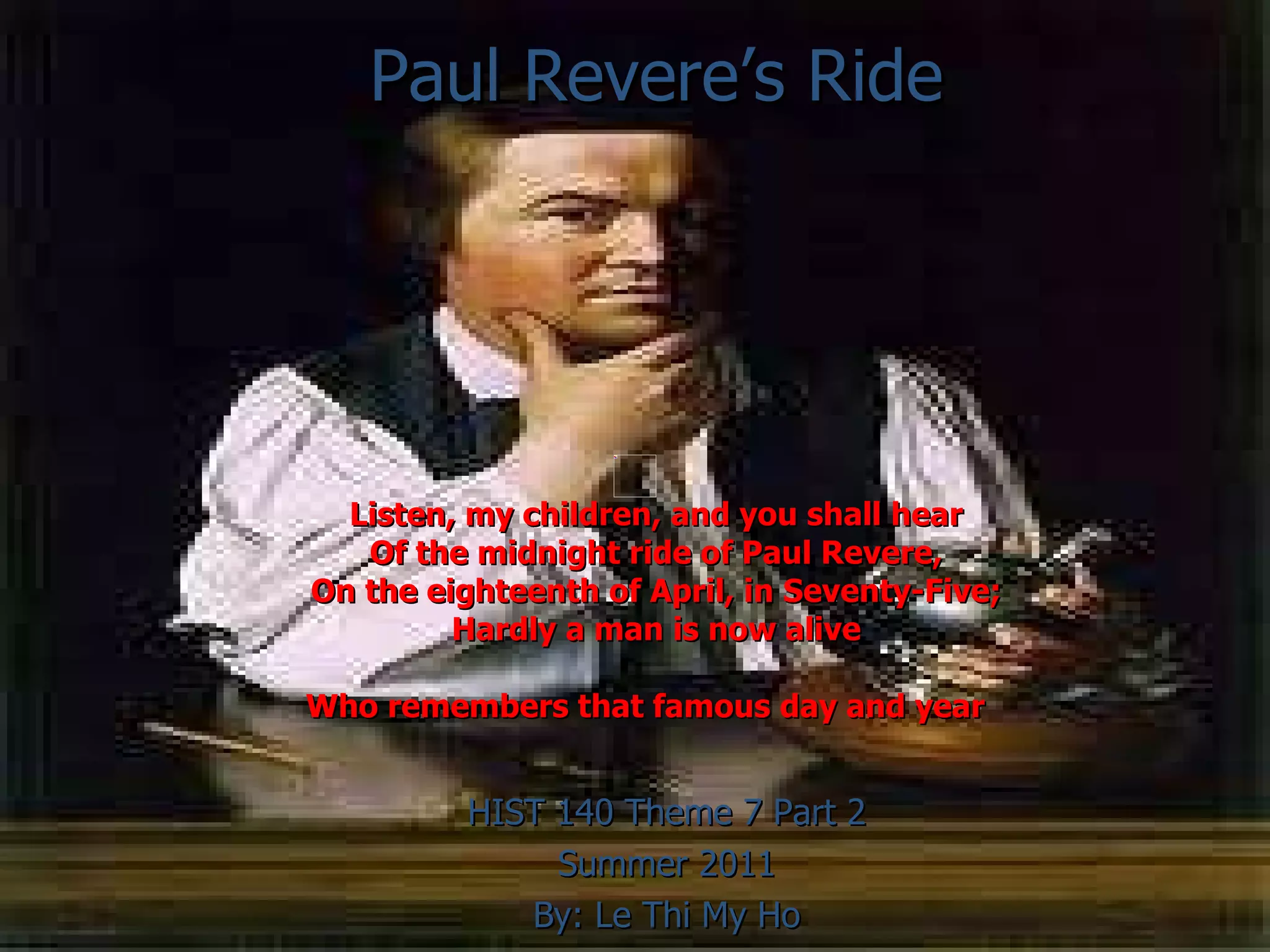 Paul Revere’s Ride | PPT
