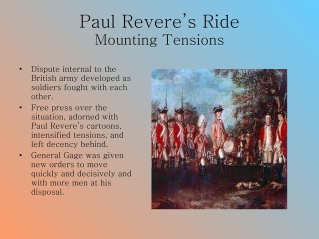 Paul revere’s ride | PPT