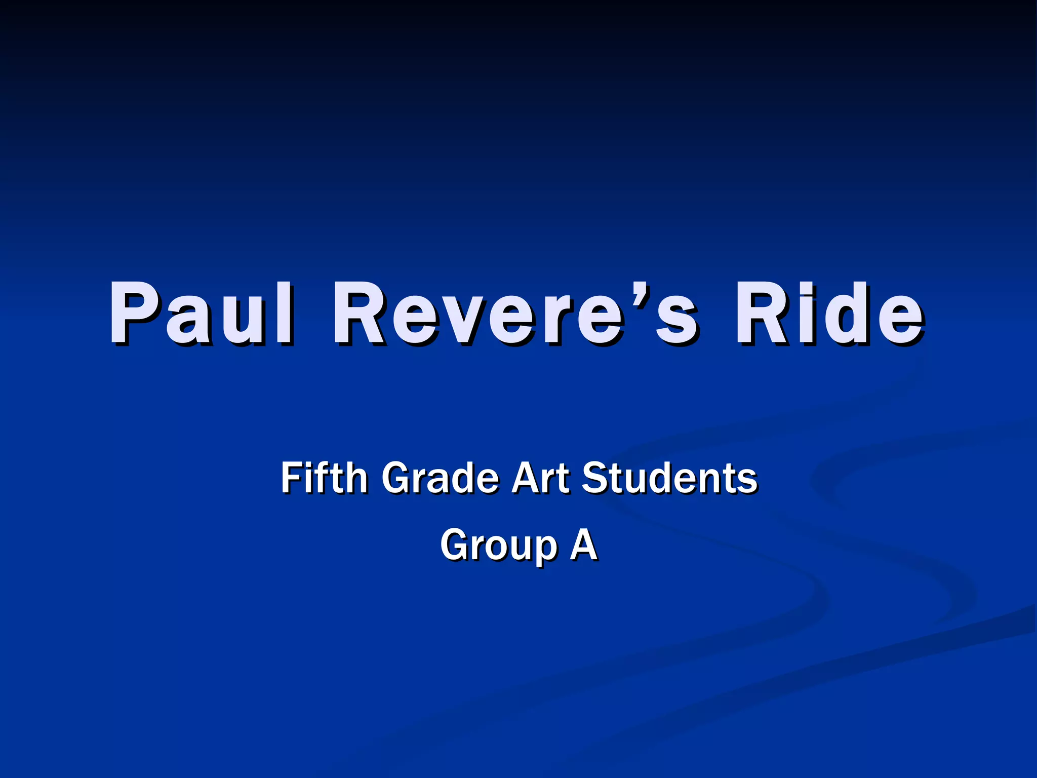 Paul Reveres Ride | PPT