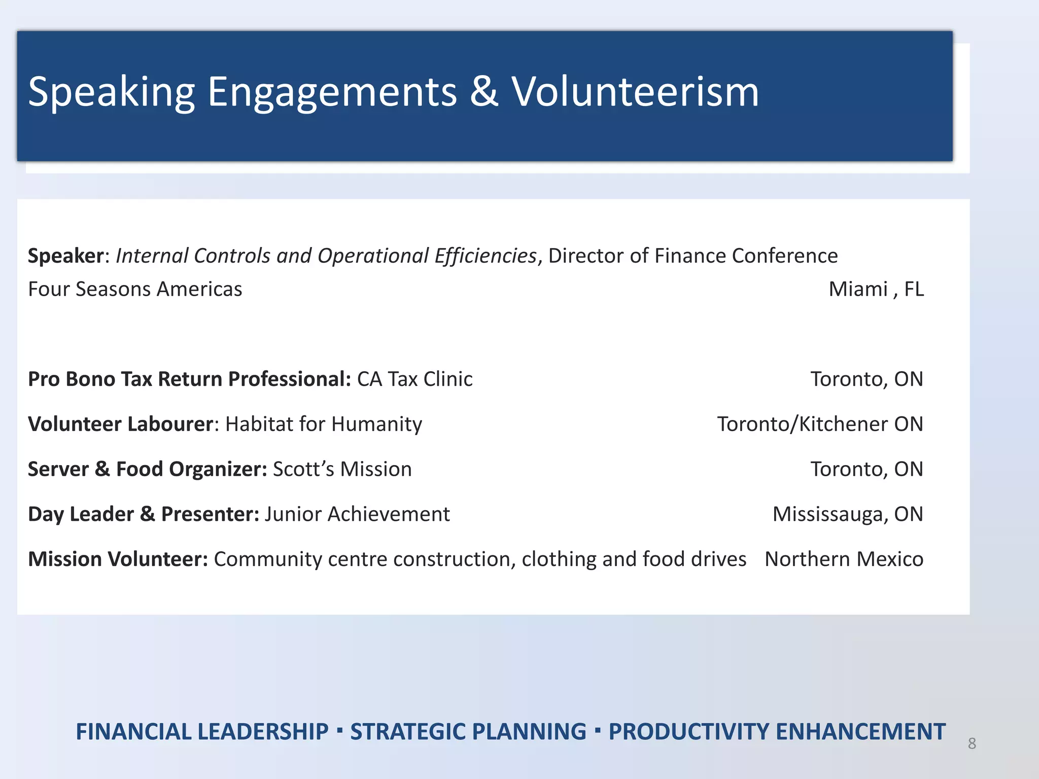 Paul Revill Networking Presentation | PPT