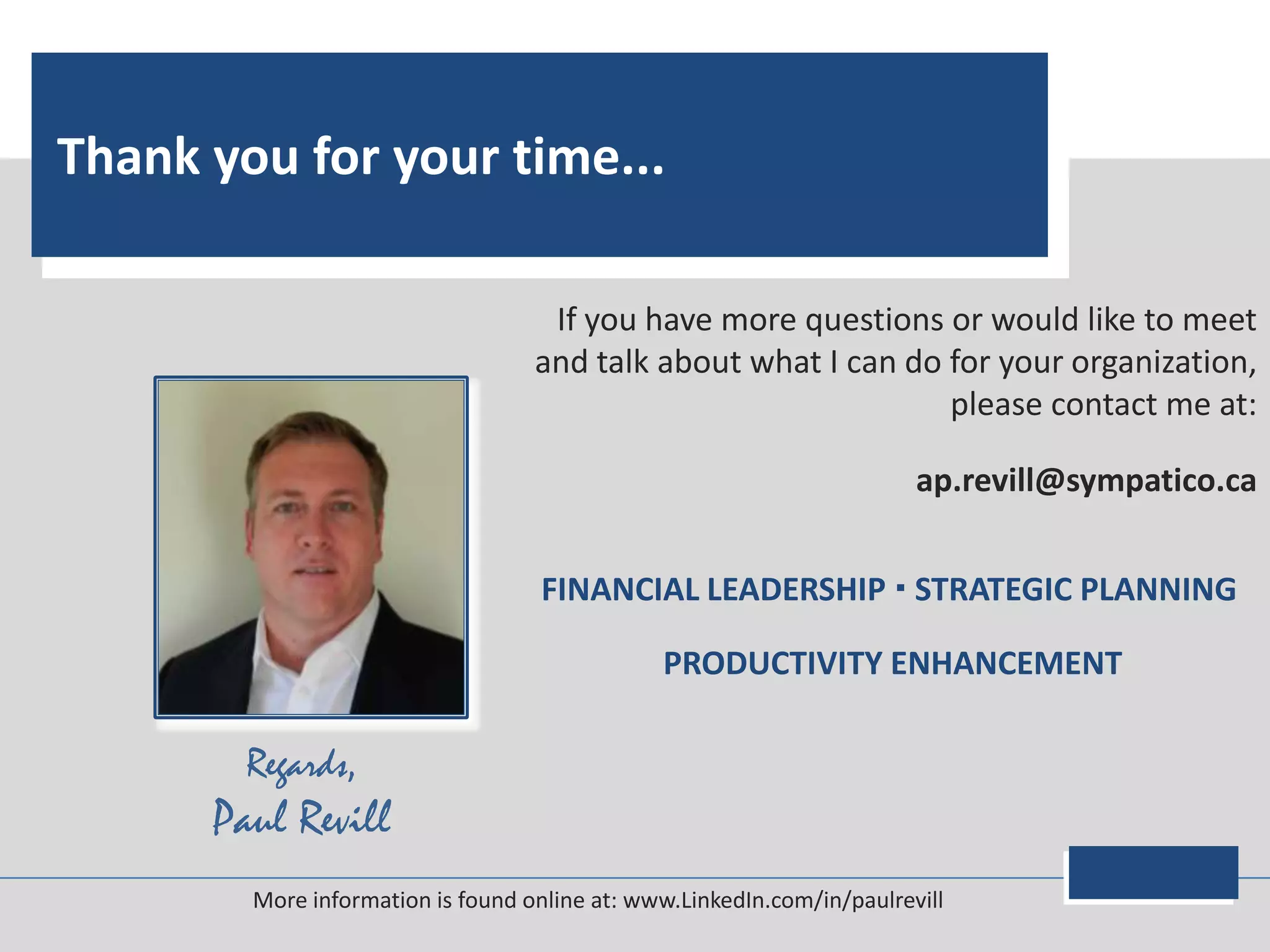 Paul Revill Networking Presentation | PPT