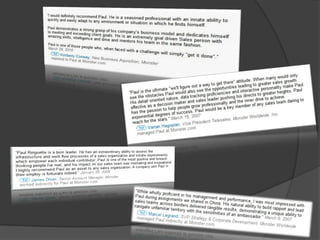 Visual Resume of Paul Ringuette | PDF | Sales | Business