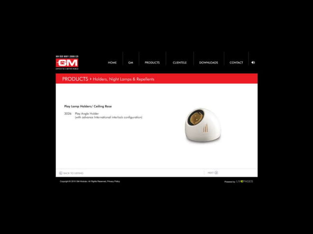 Electrical Accessories for GM Modular Pvt. Ltd. | PPSX