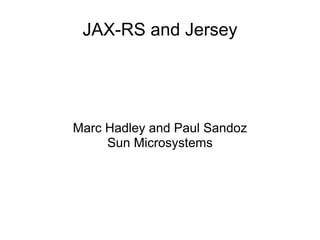 Jersey and JAX-RS | PDF | Web Development | Internet