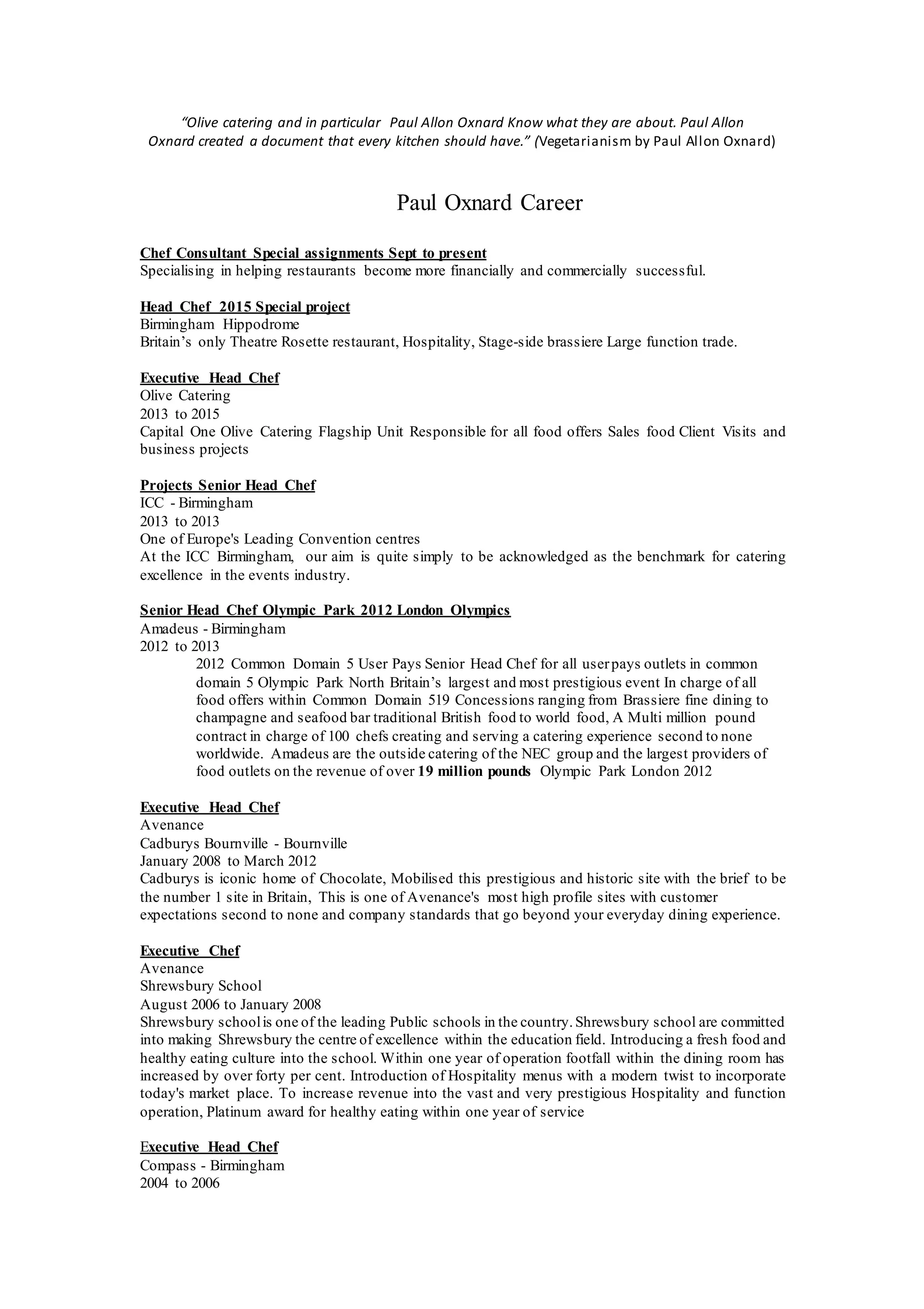 Pauls cv copy ! | PDF