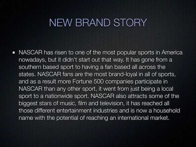 Nascar Brand Story revised | ZIP