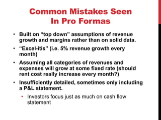 TEDCO Portfolio Workshop: How To Create a Pro Forma That Will Woo ...