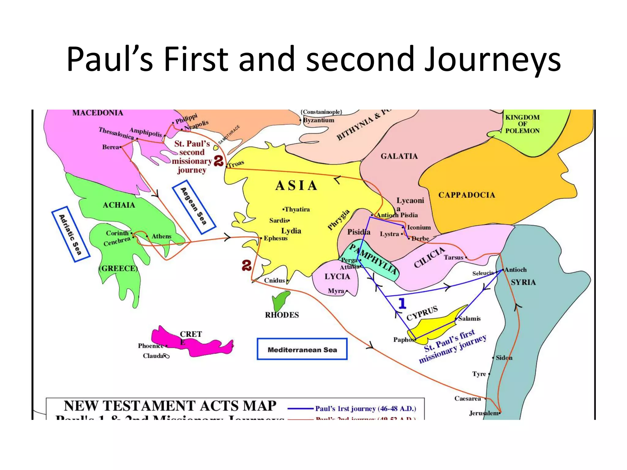 Paul's missionary journeys | PPTX