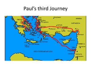 Paul's missionary journeys | PPTX