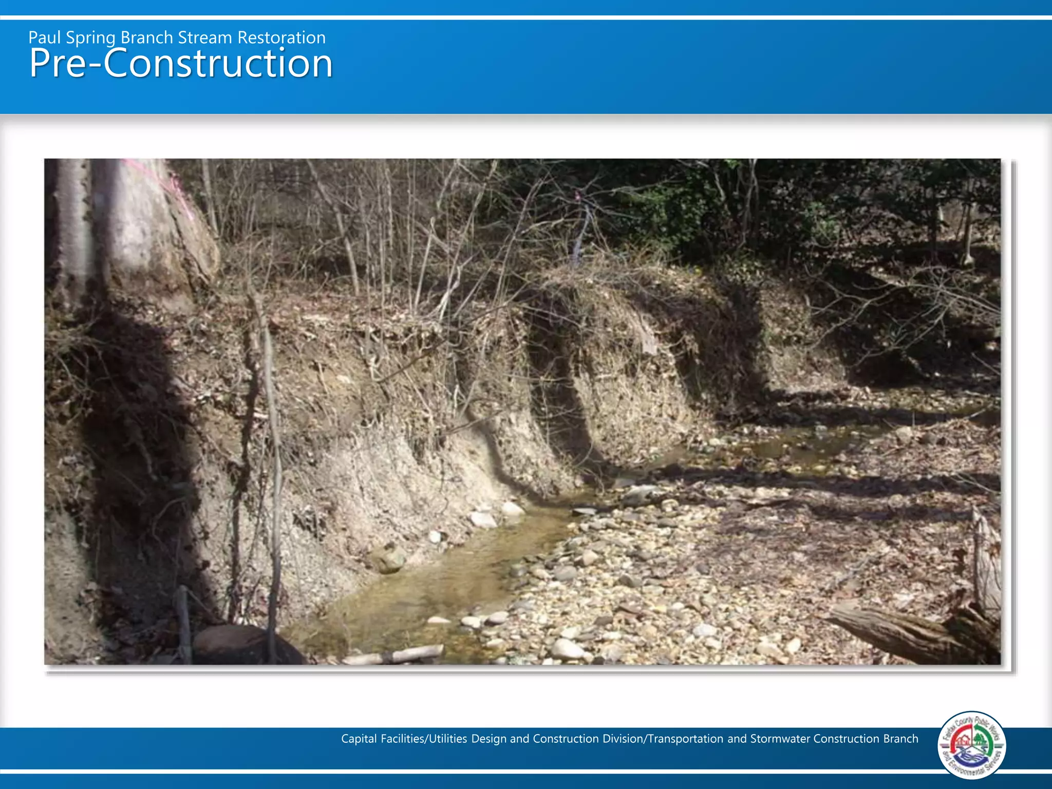 Paul Spring Branch Stream Restoration | PPT
