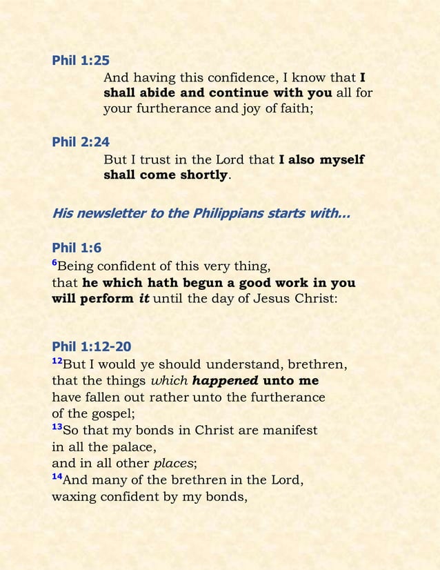 Paul’s Prison Personality | PDF