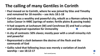 Pauls second journey | PPT