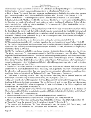 Paul's Solemn Plea to the Roman Church of Christ. | PDF