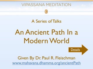 An Ancient Path in a Modern World | PPT