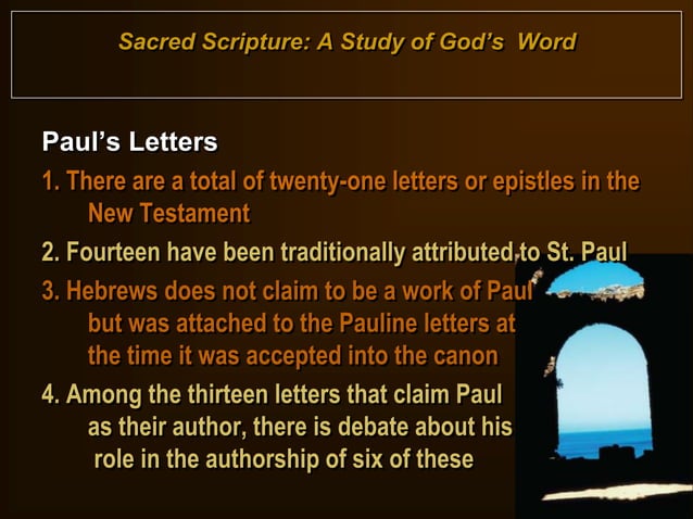 Paul the Apostle and Theologian.ppt Pauline Epistles | PPT