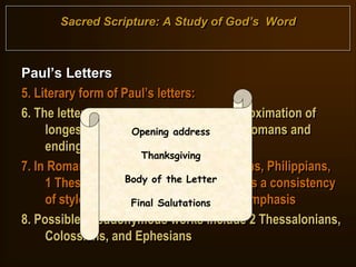 Paul the Apostle and Theologian.ppt Pauline Epistles | PPT