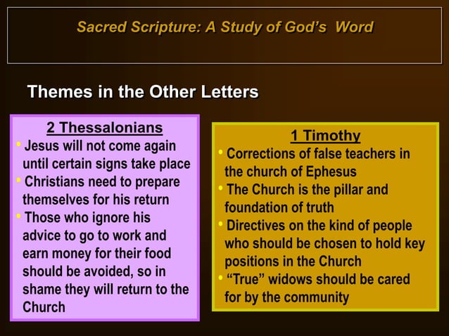 Paul the Apostle and Theologian.ppt Pauline Epistles | PPT