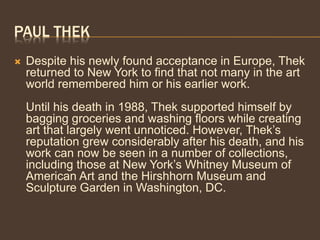 Paul Thek - An Underappreciated American Artist | PPT