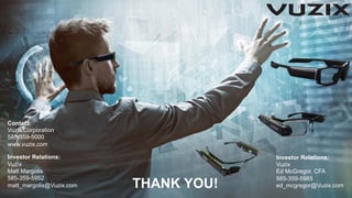 Paul Travers (Vuzix): Smart Glasses in Enterprise – What it Takes for ...