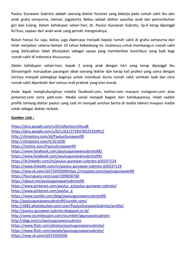 Paulus Gunawan Subroto | PDF