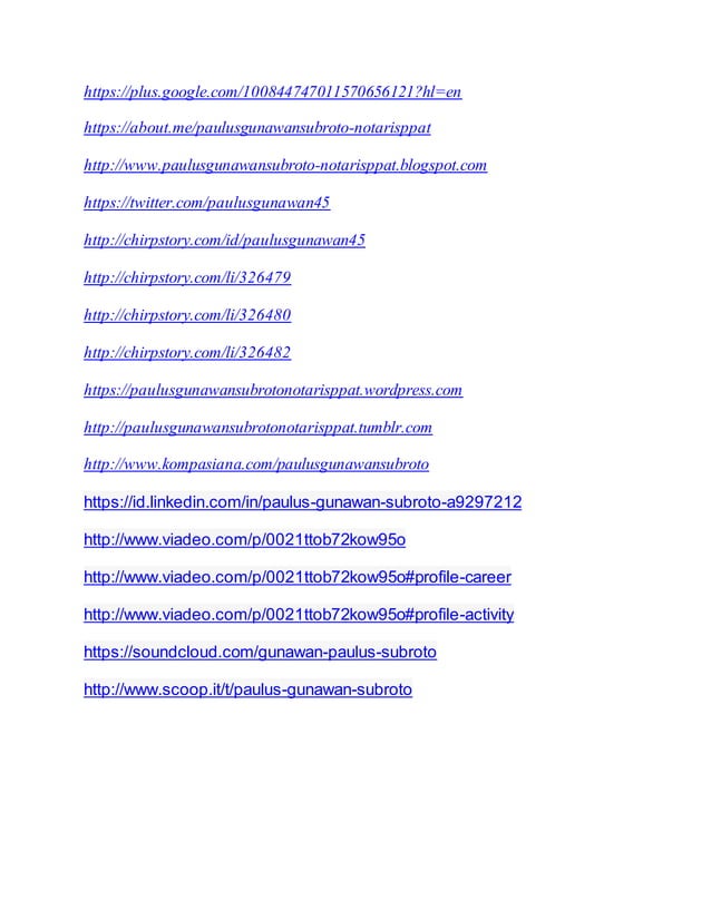 Paulus Gunawan Subroto - Notaris & PPAT | DOCX