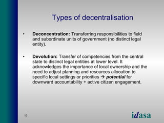 Assessing local governance | PPT